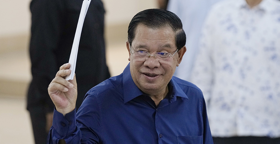 Cambodian Prime Minister Hun Sen says he will step down in 3 weeks and ...