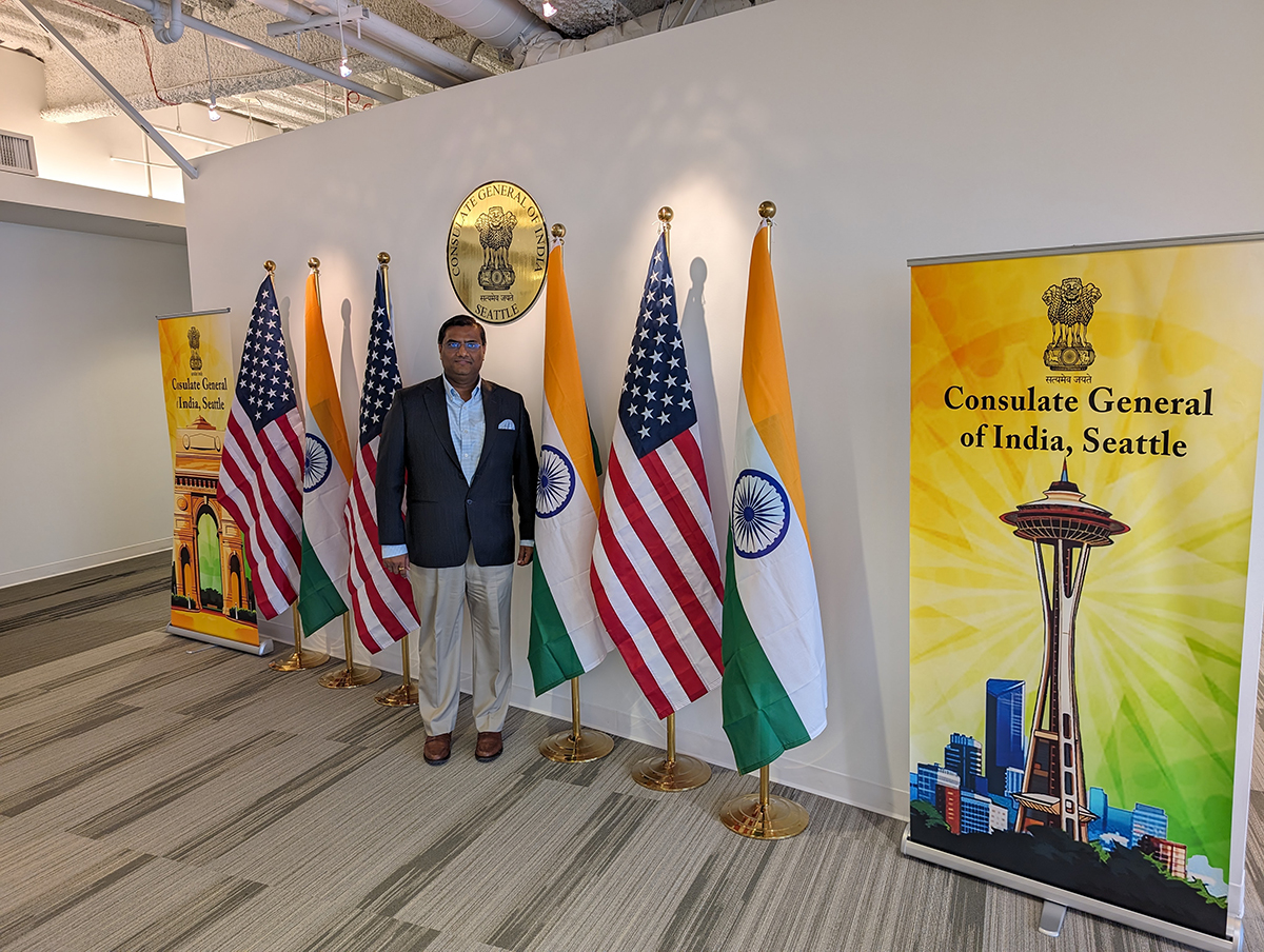 Seattle’s first India’s first Consul General says Namaste