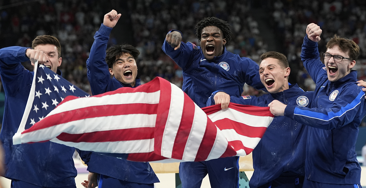 Asher Hong leads Team USA to Olympic gymnastics medal
