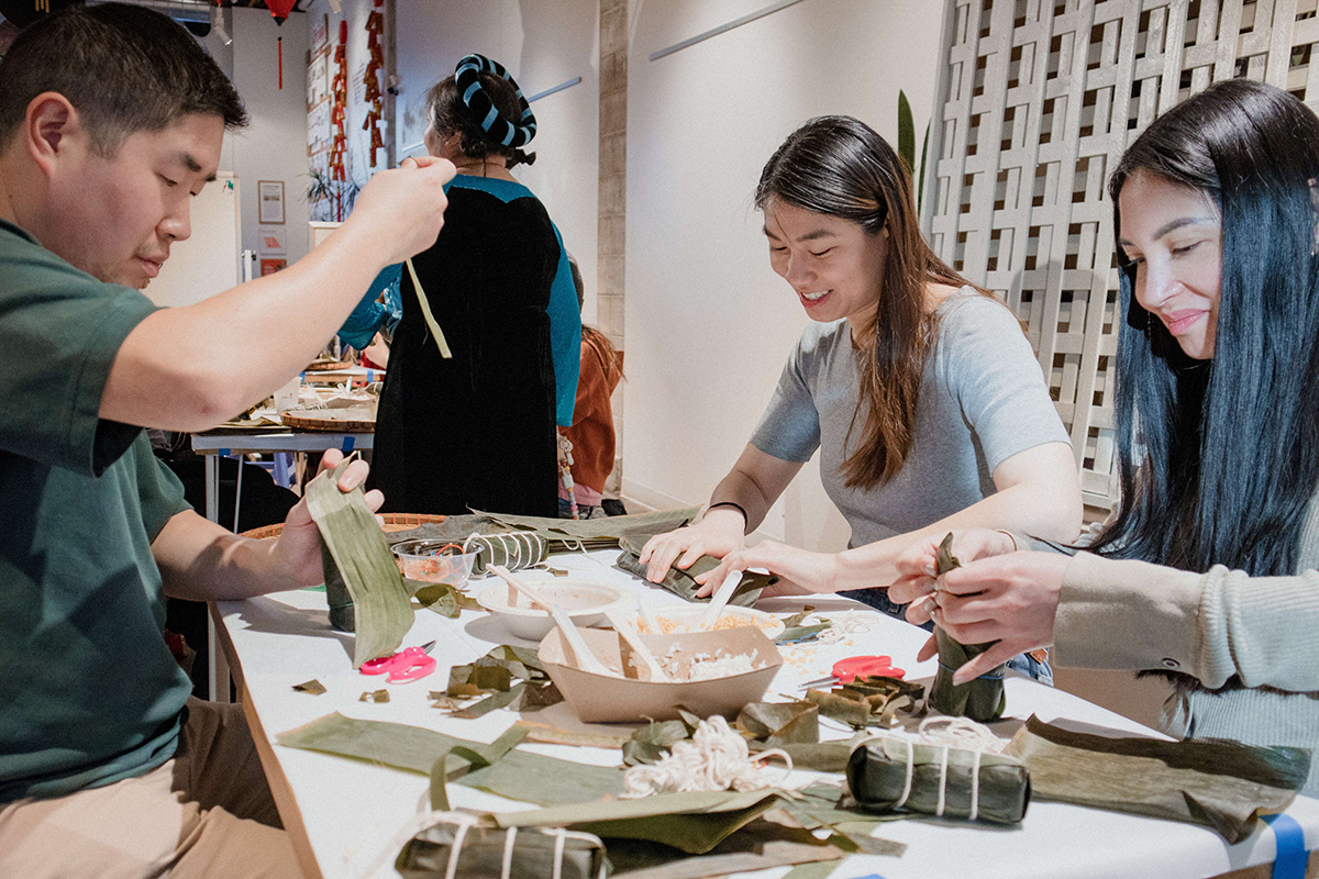 Friends of Little Sài Gòn held their Bánh Tét-making workshop to welcome in Lunar New Year