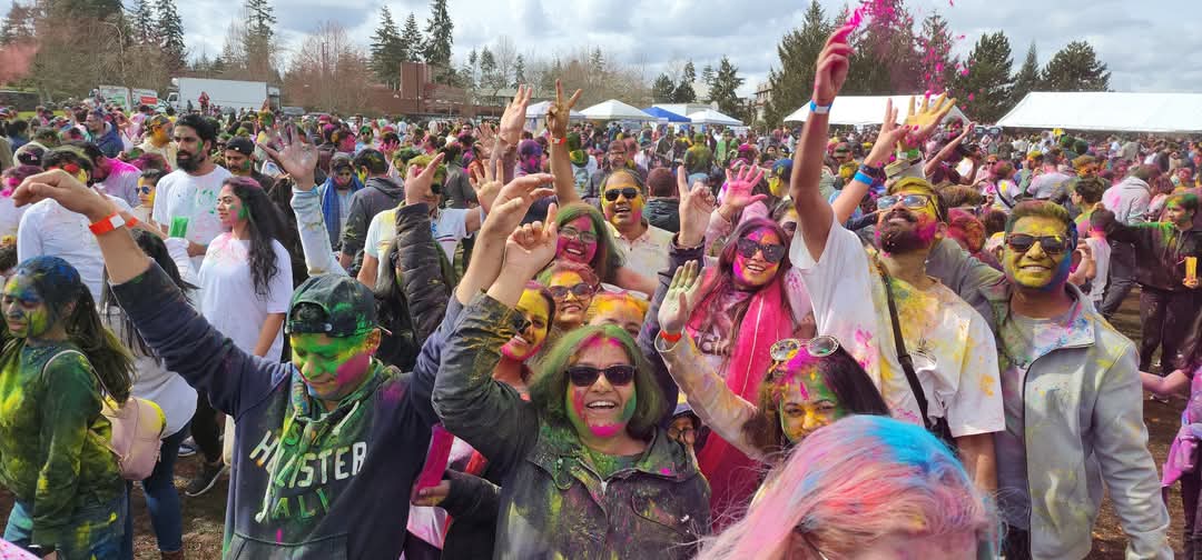 Seattle area celebrates Holi
