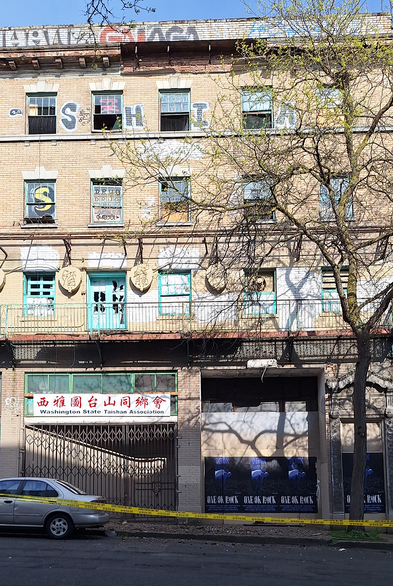 Section of CID building falls