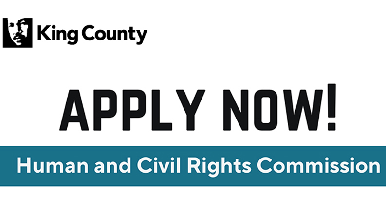 Apply now for King County’s Human & Civil Rights Commission