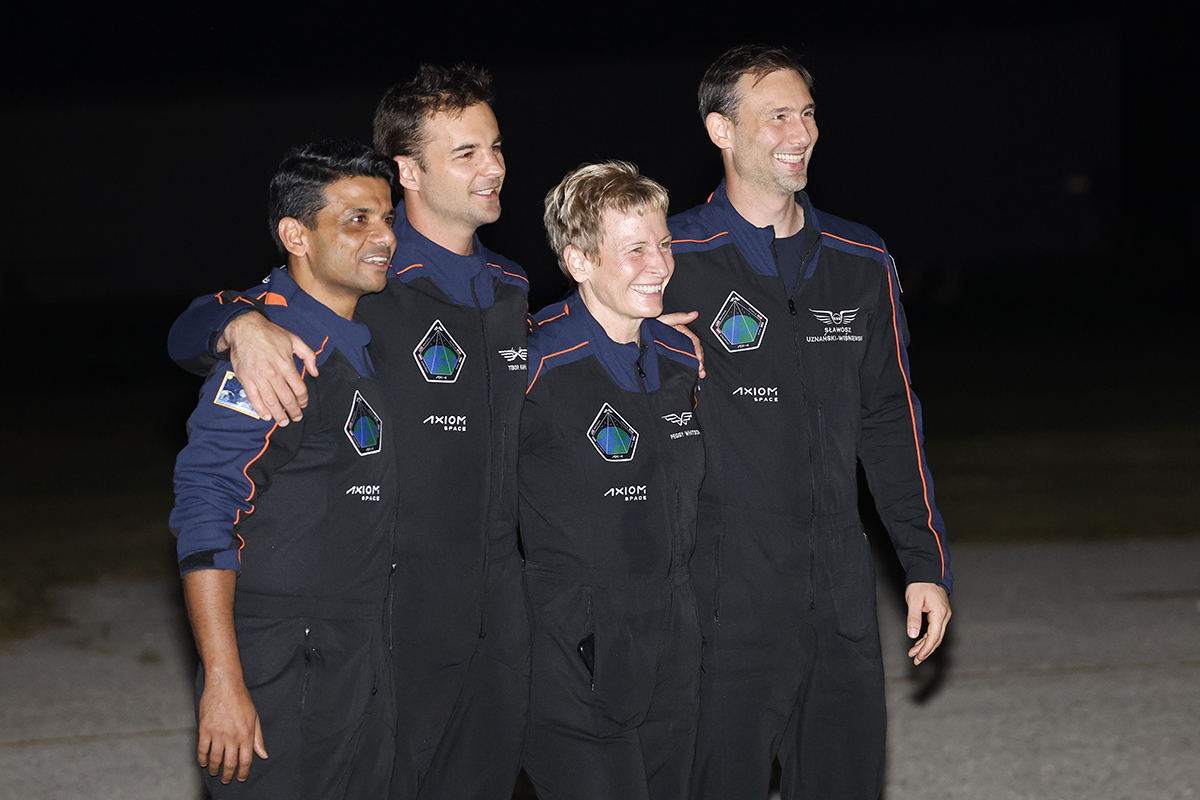 International Space Station welcomes its first astronauts from India ...
