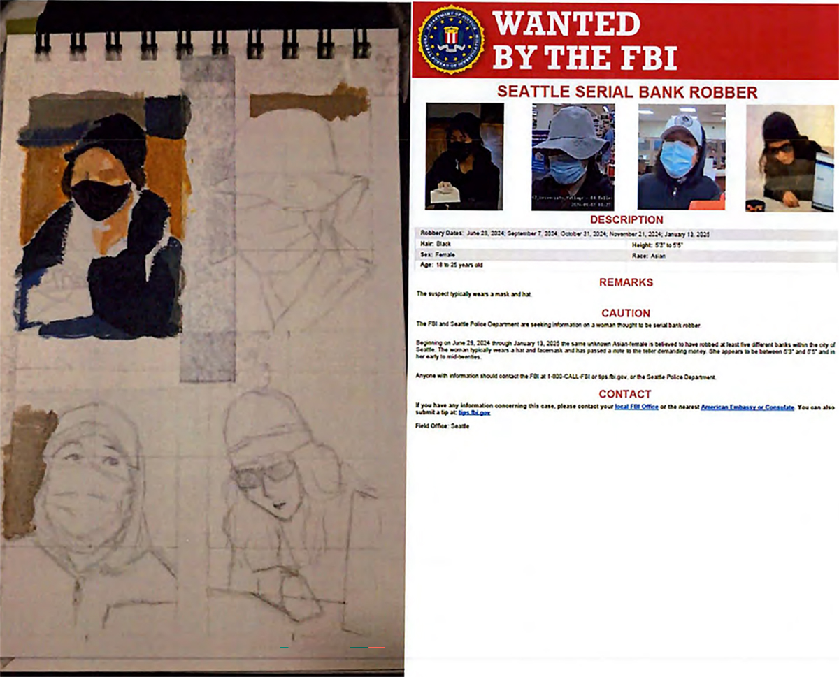 Asian woman accused of robbing Seattle banks