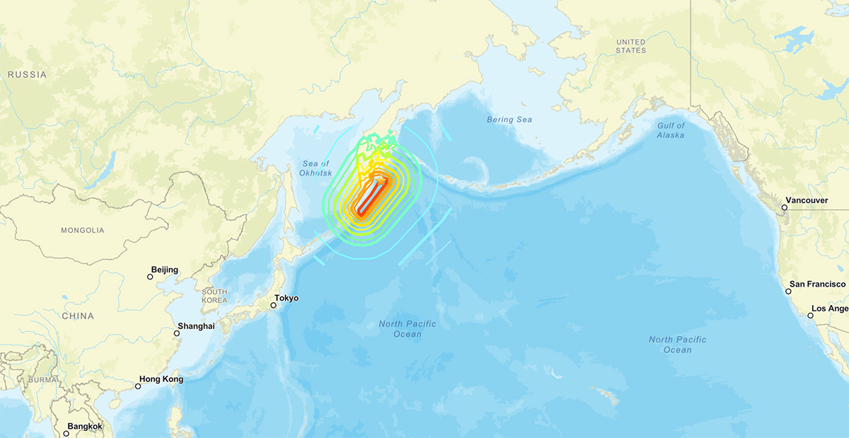 8.8 magnitude quake strikes off Russia’s Far East. Tsunami waves reach ...