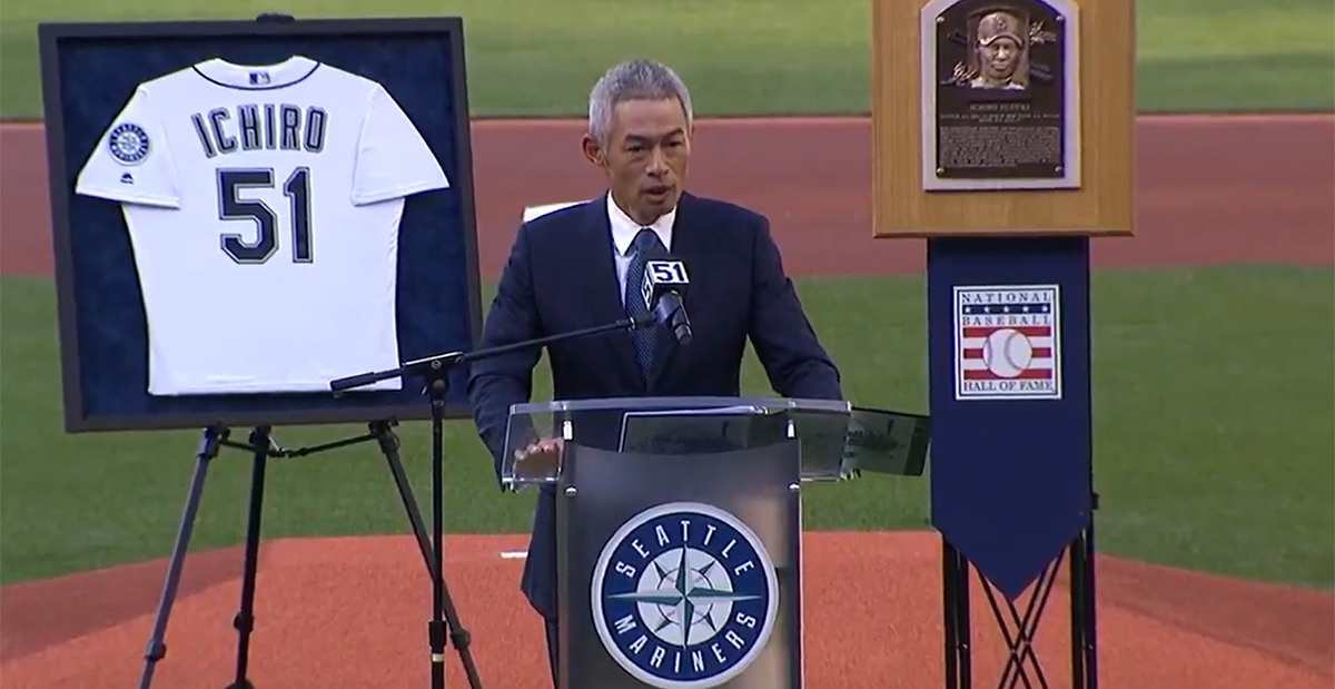 Mariners retire Ichiro Suzuki’s No. 51 during ceremony at T-Mobile Park