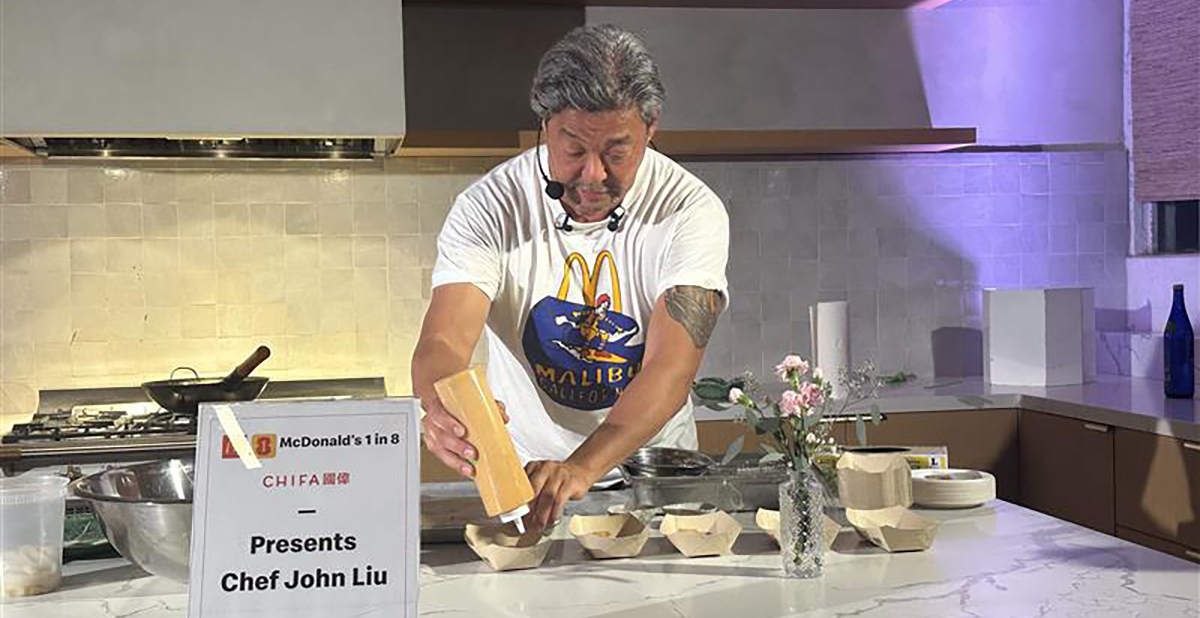 Chef John Liu headlines McDonald’s 1 in 8 events
