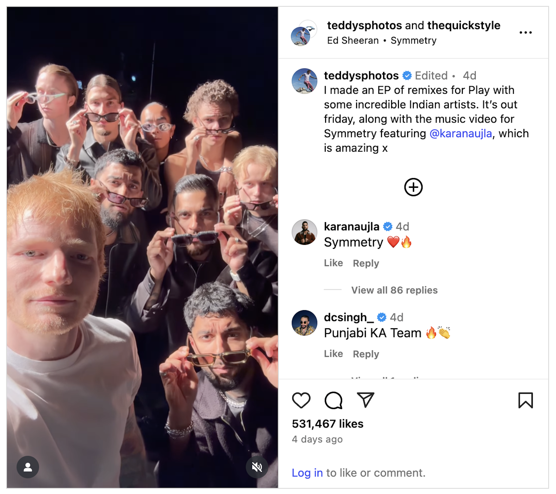 Ed Sheeran teams up with South Asian artists on new remix EP