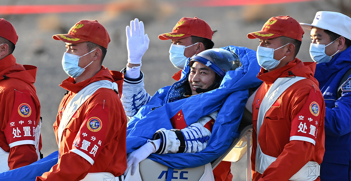 Chinese astronauts return from space station after delay blamed on ...